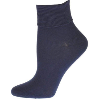Seamless Socks for Women - Turn Cuff Organic Cotton Toe 3 Pair Pack ...
