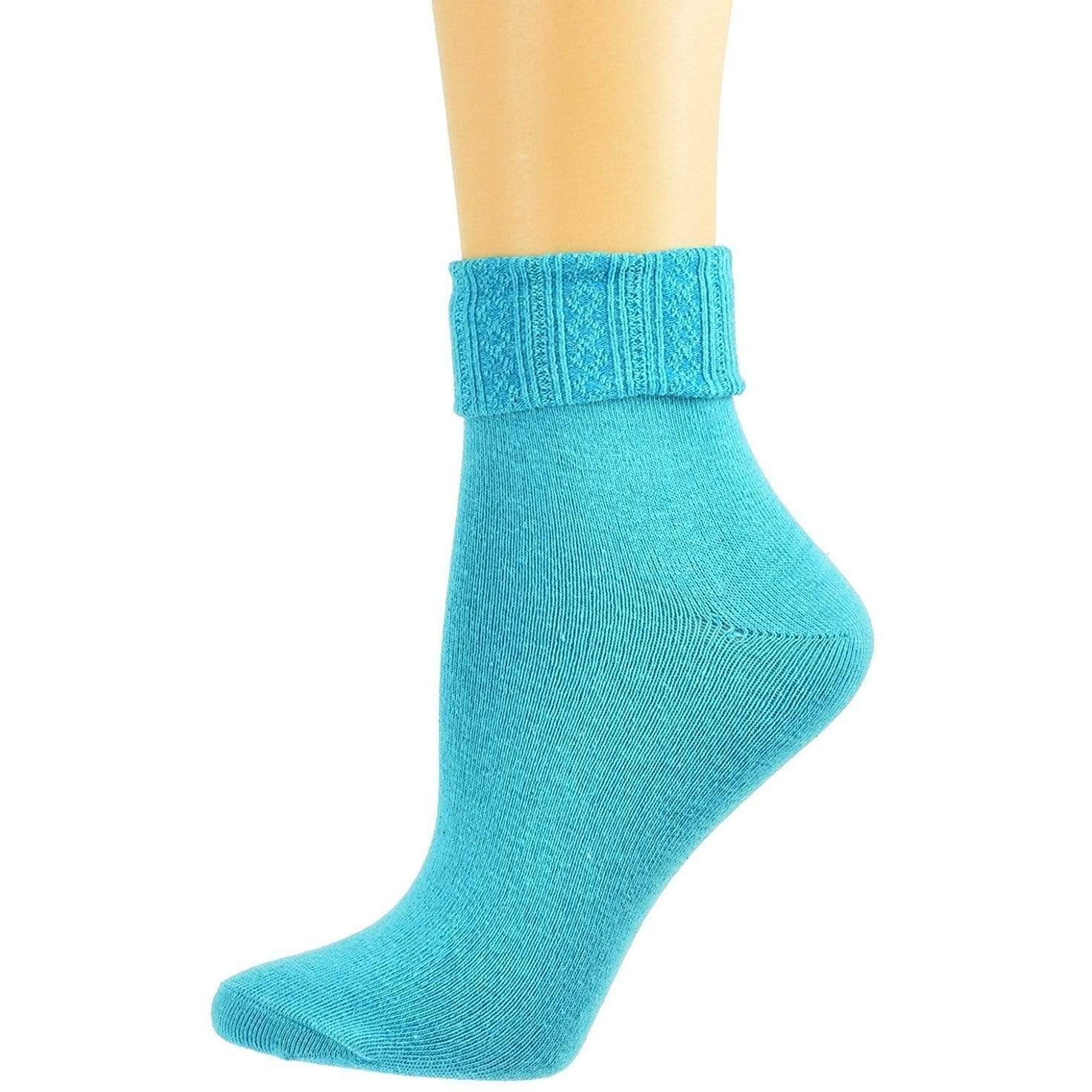 Colorful Socks - Sierra Socks Women Triple Cuff Crew Cotton Colorful ...