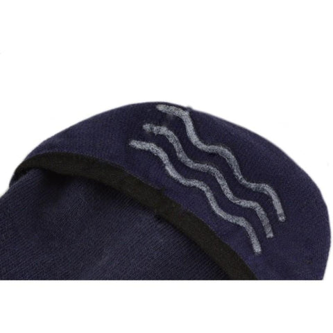 Performance Combed Cotton Invisible Socks with Silicone 3 pair pack Men