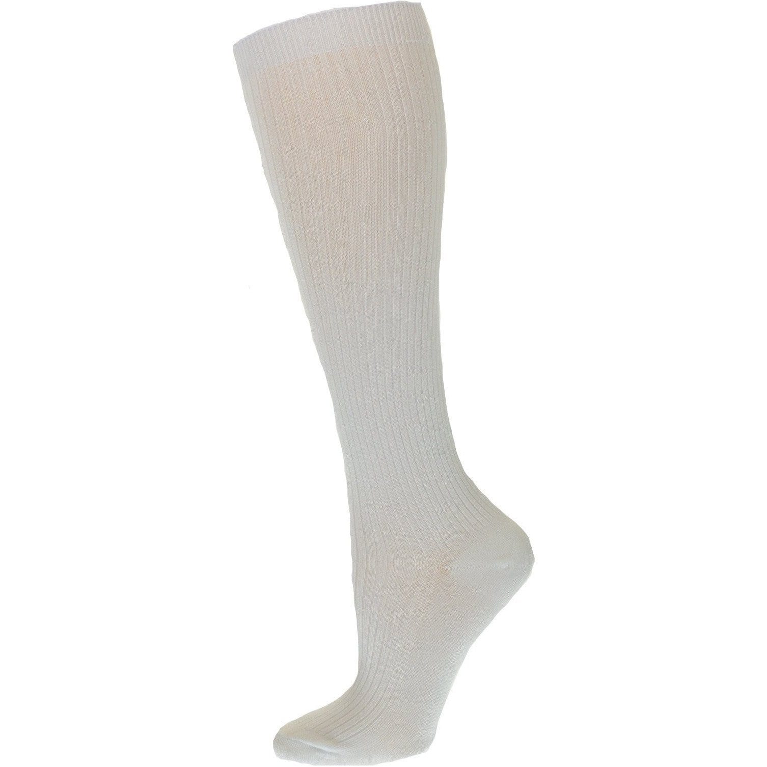 Knee High Women's Bamboo Ribbed Socks 2 Pair Pack School Uniform