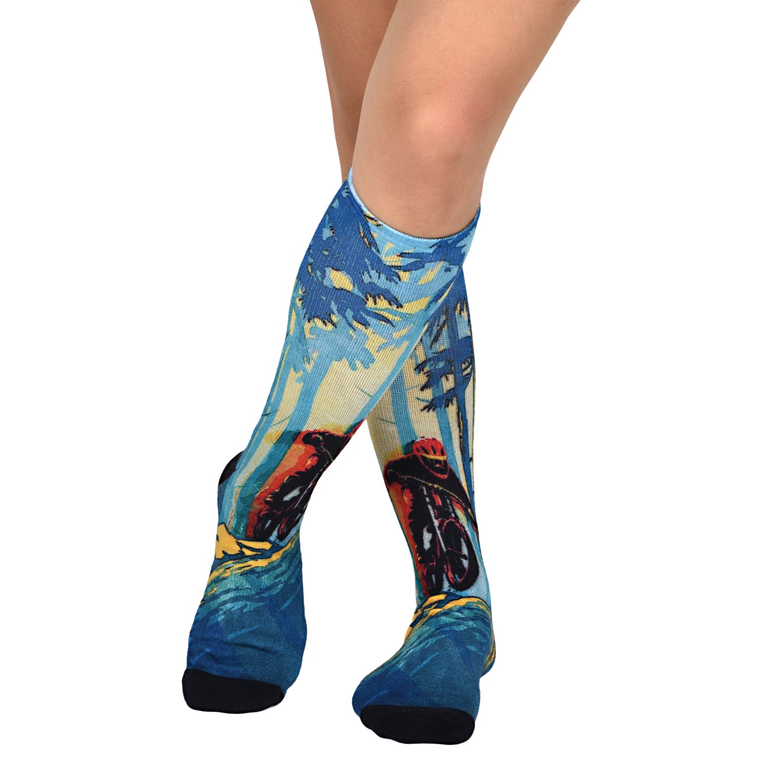 Men & Women's CoolMax Knee-High Socks, Nature Inspired Collection for ...